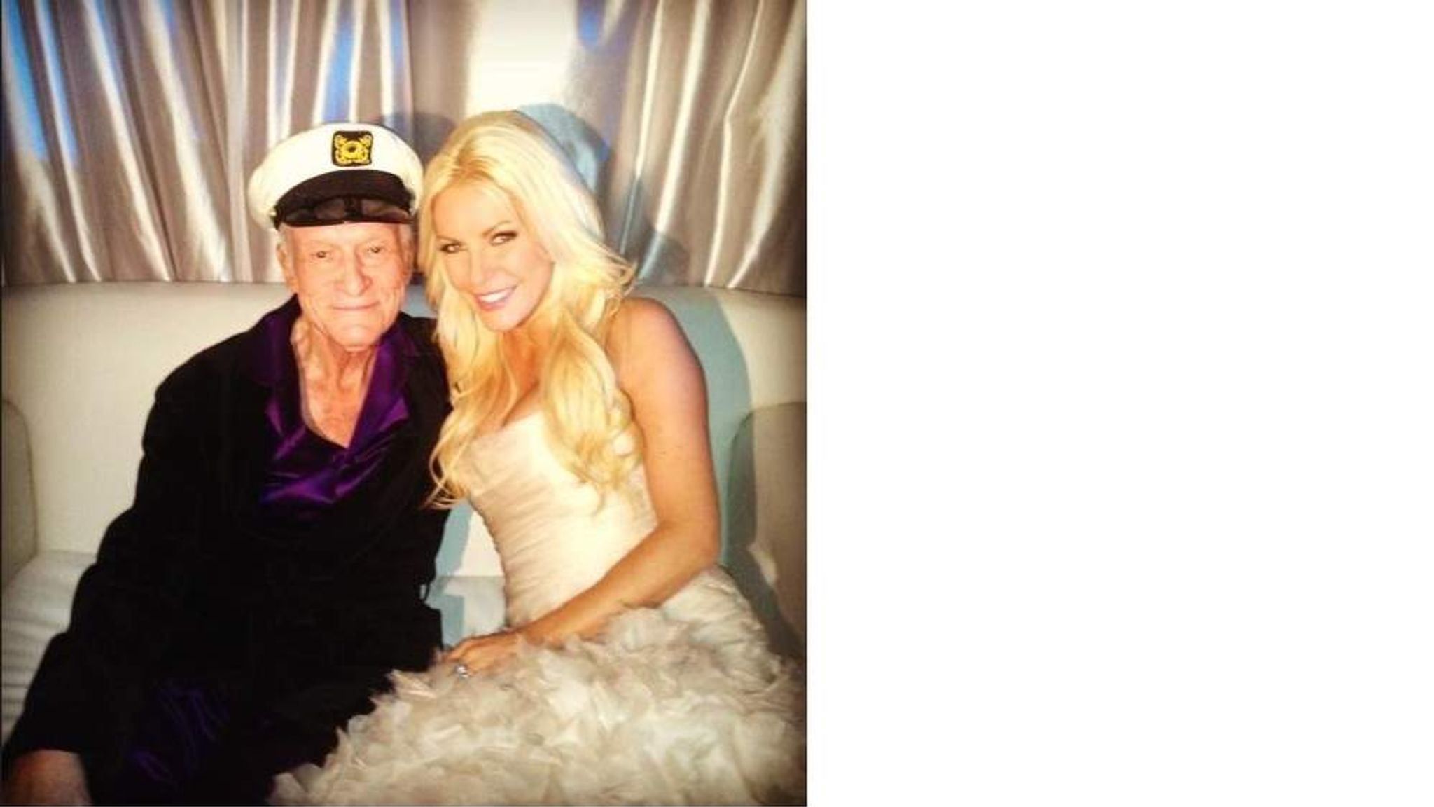Playboy Hugh Hefner Marries His Runaway Bride | Ents & Arts News | Sky News