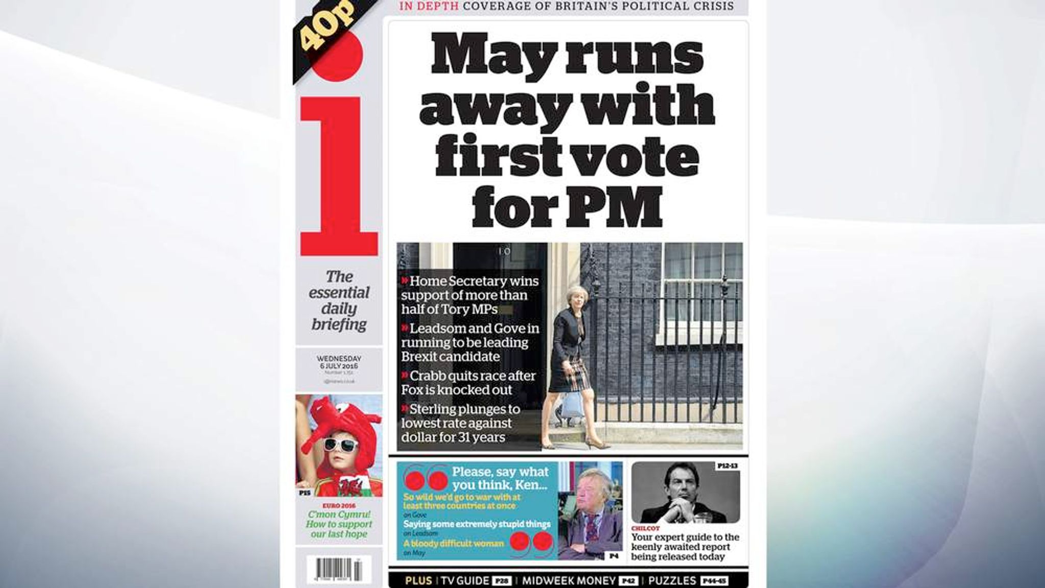 Wednesday's National Newspaper Front Pages | UK News | Sky News