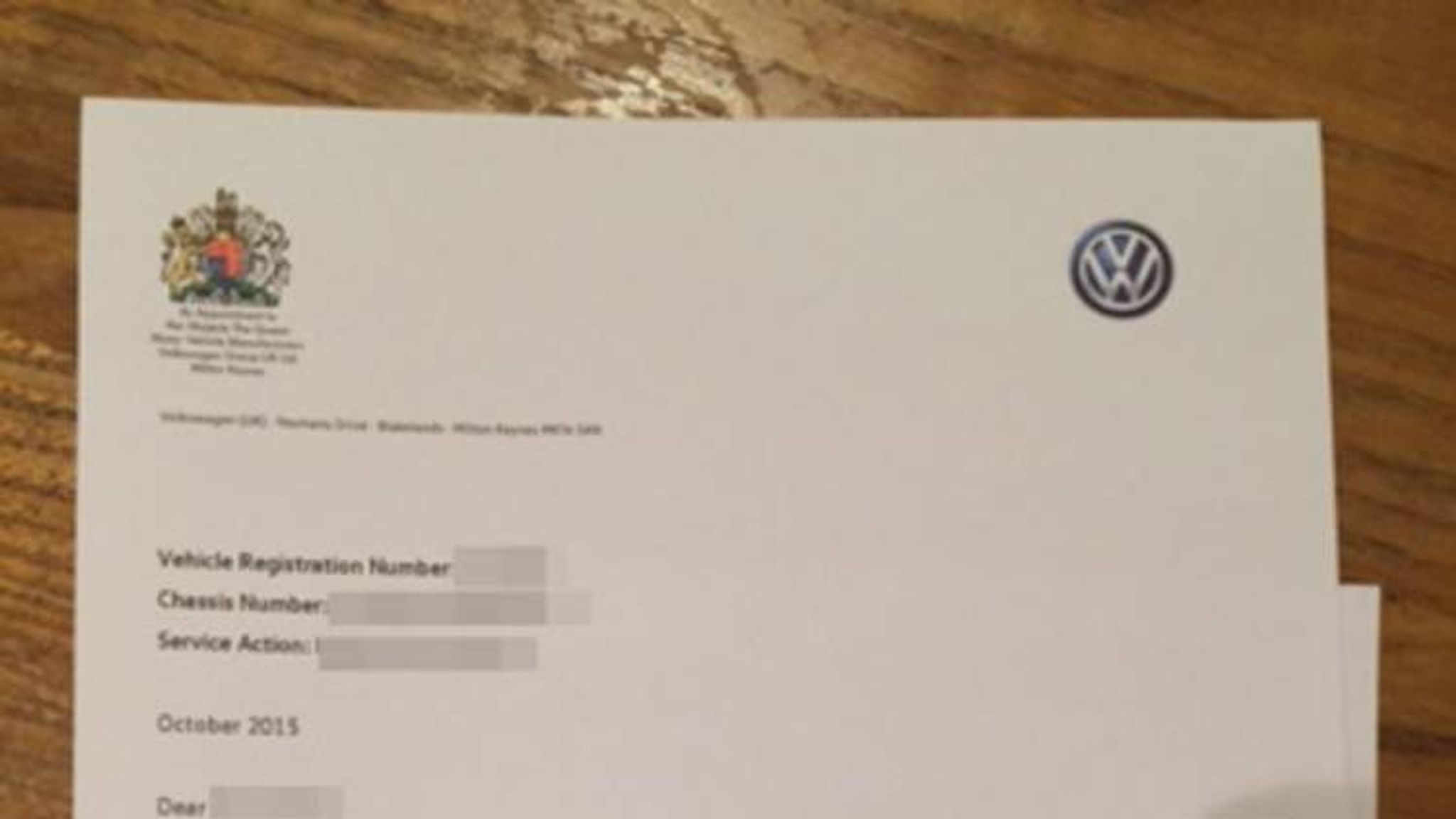 VW Contacts UK Customers Caught Up In Scandal | Money News | Sky News