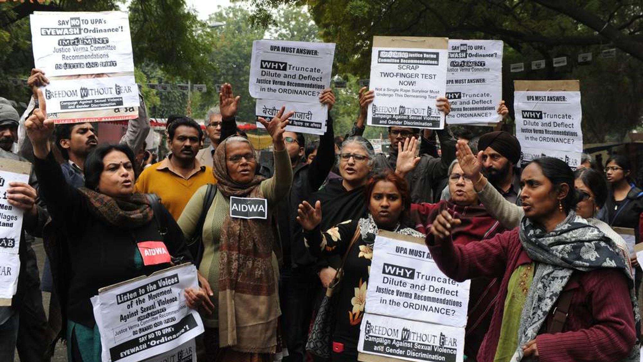 Delhi Rapes Surge 'Shows New Confidence In Cops' | World News | Sky News