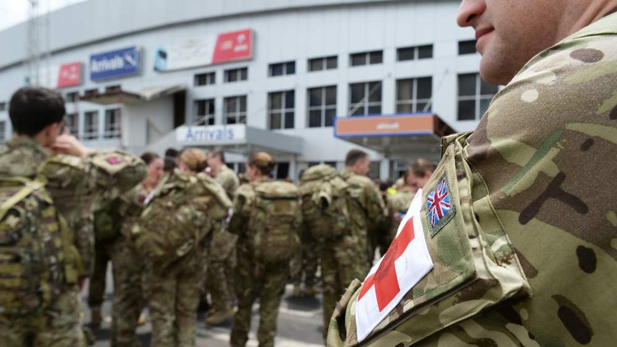 Ebola: British Troops Depart For Sierra Leone | UK News | Sky News