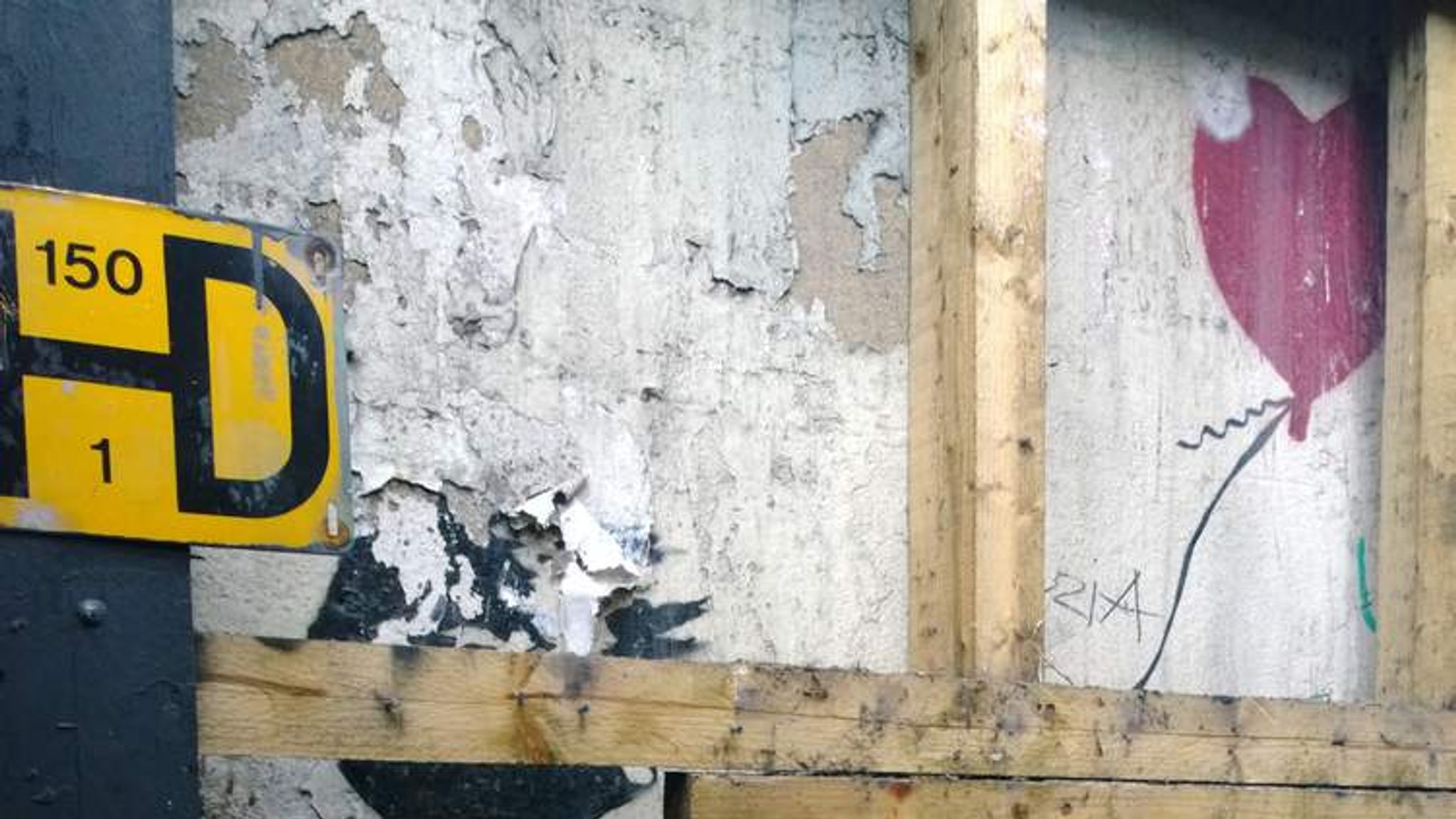 'Rotting' Banksy Mural To Be Removed And Sold | Ents & Arts News | Sky News