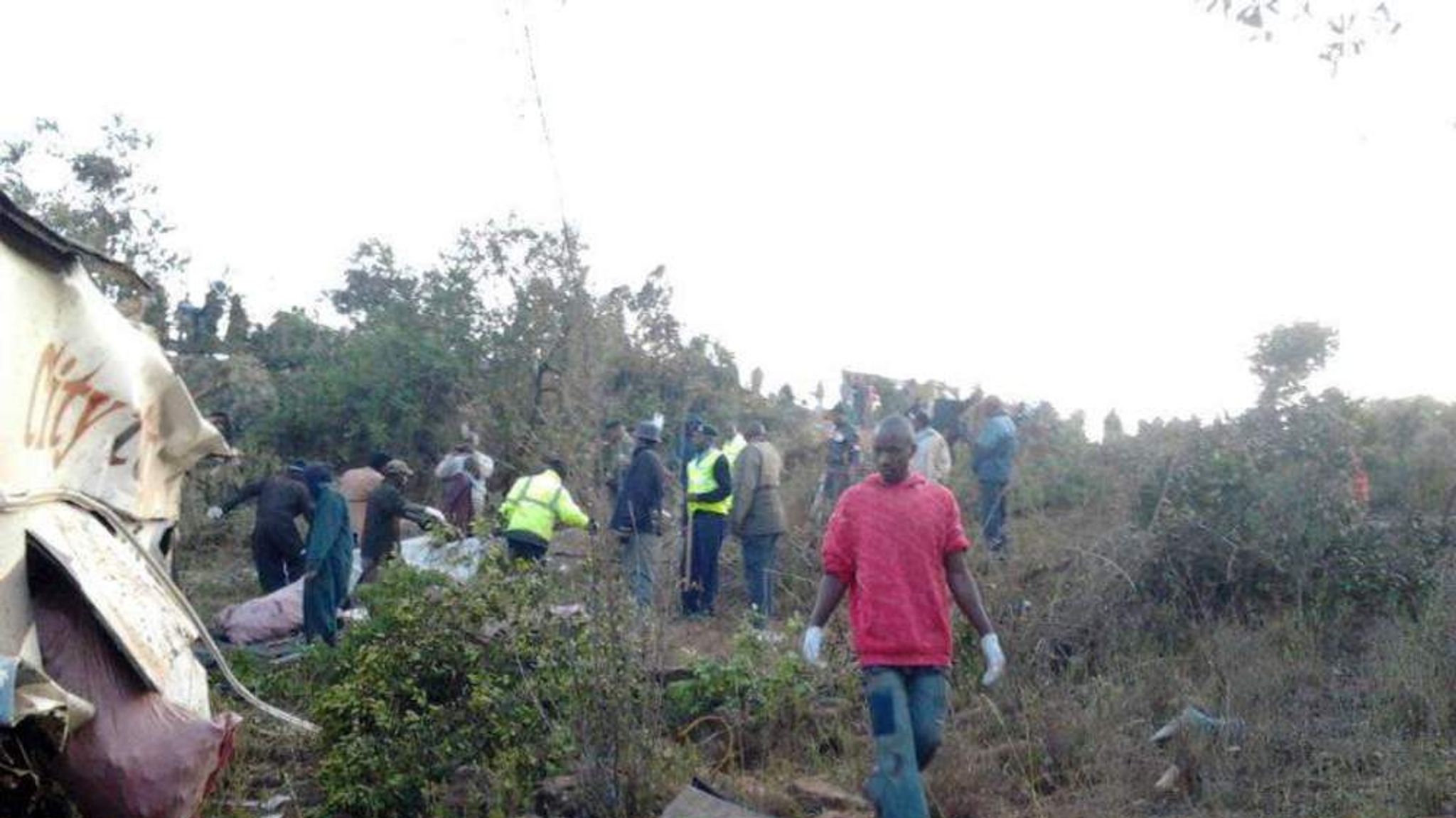 Kenya Bus Crash Kills 41 People | World News | Sky News