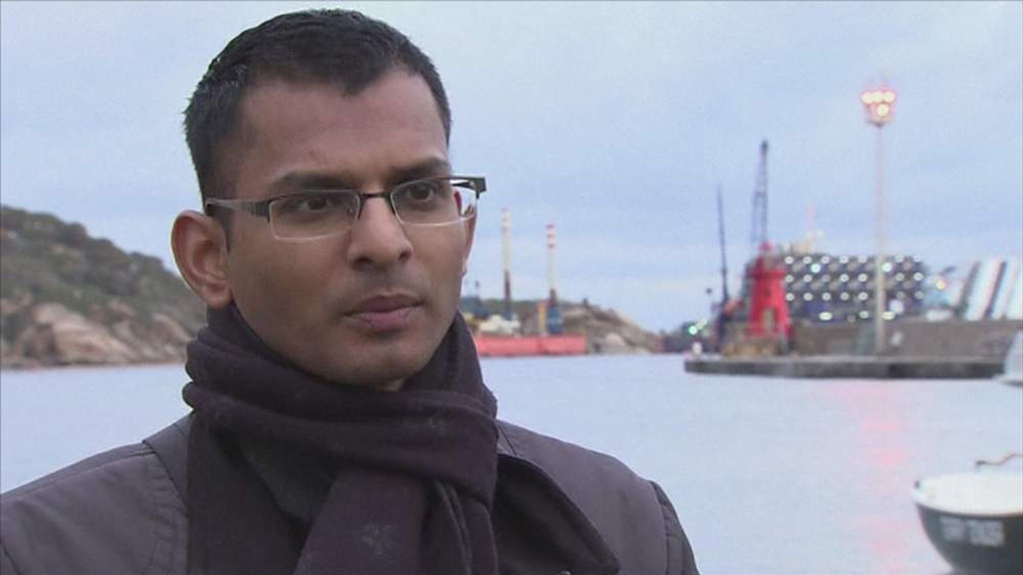 Costa Concordia: Hunt For Russel Rebello's Body | World News | Sky News