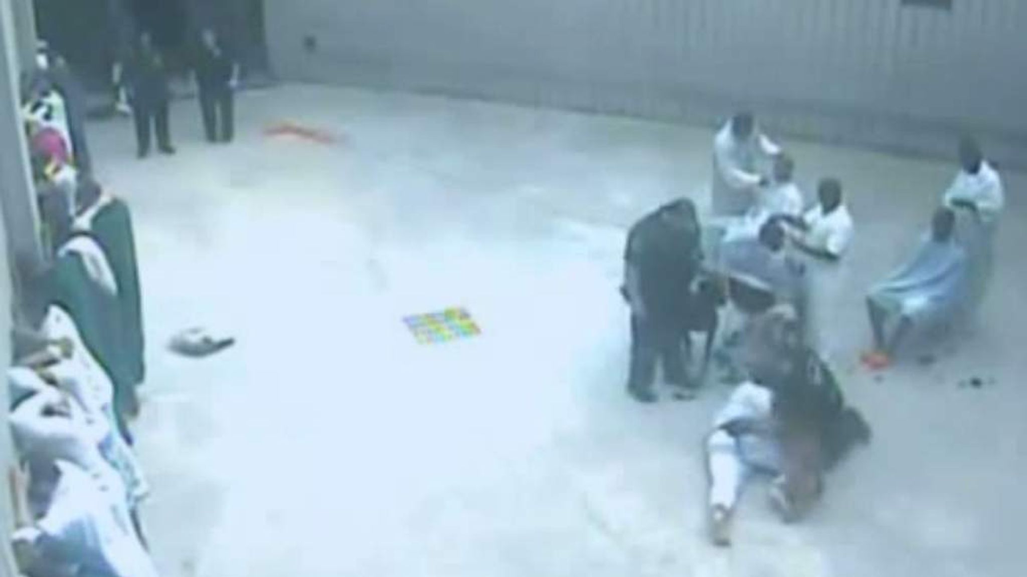 CCTV Captures Jail Guard's Attack On Inmate | US News | Sky News