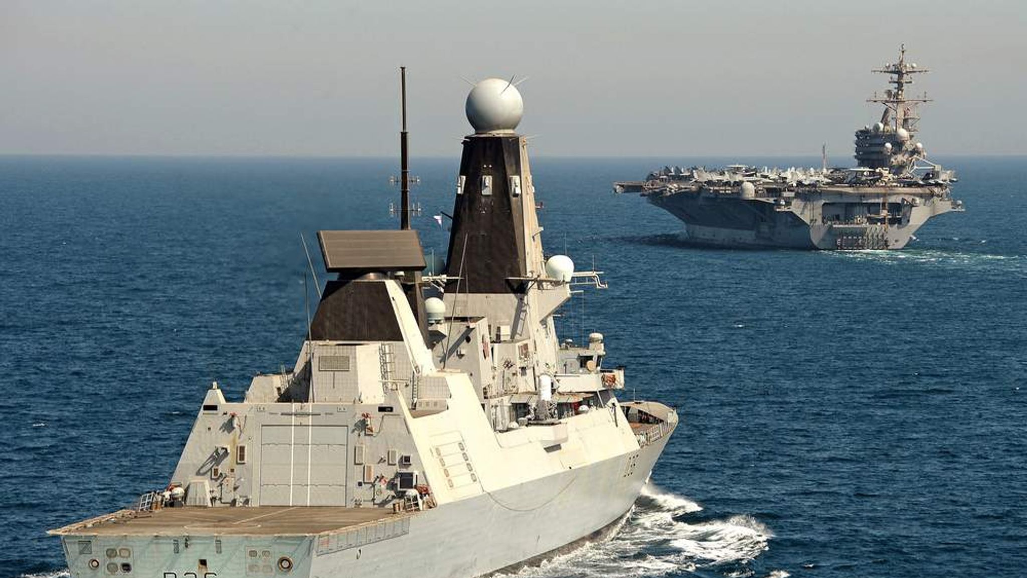 HMS Defender Joins US Fight With Islamic State | UK News | Sky News