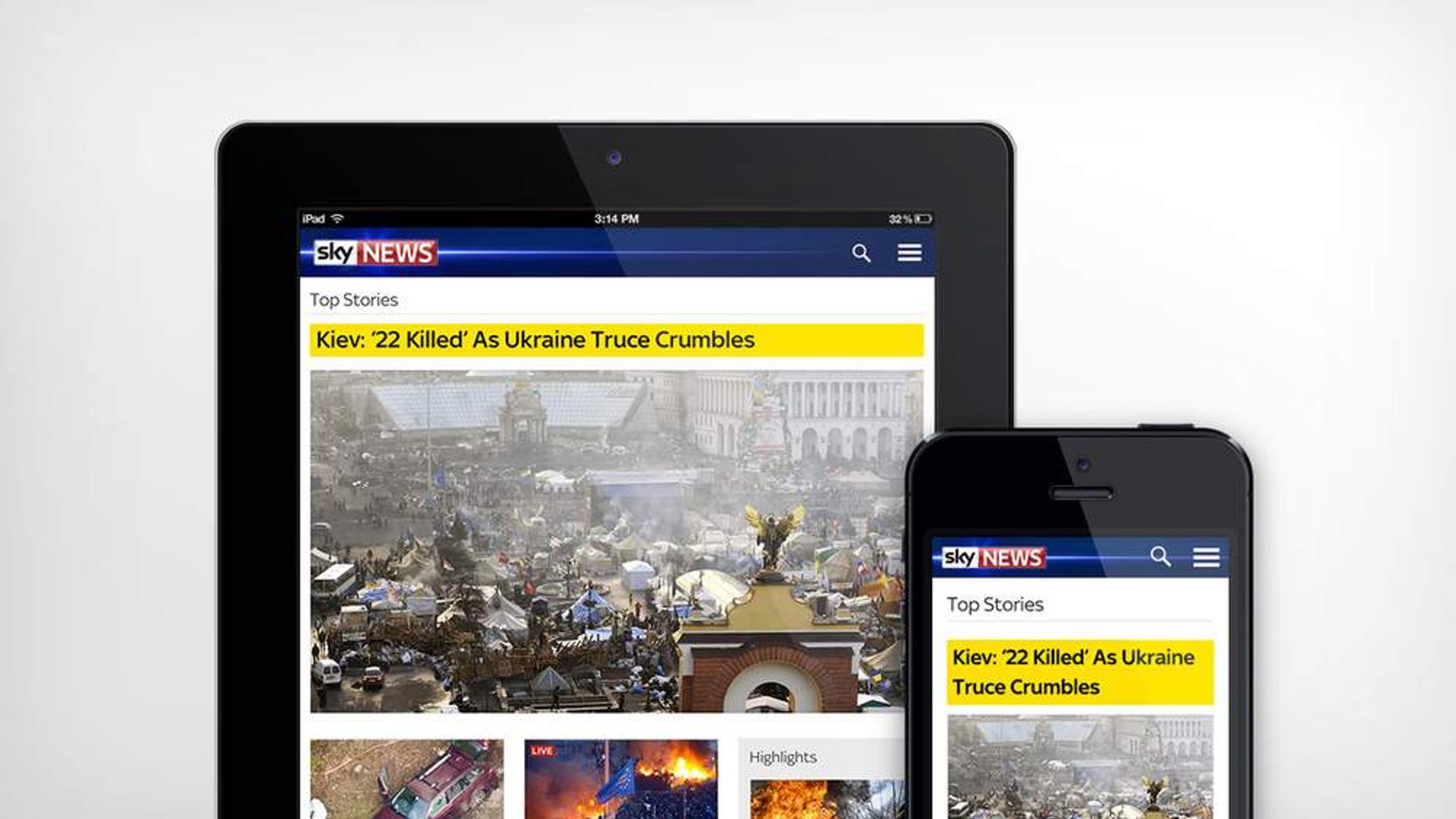 Big Screen Debut For Smarter Sky News Site | Science, Climate & Tech ...