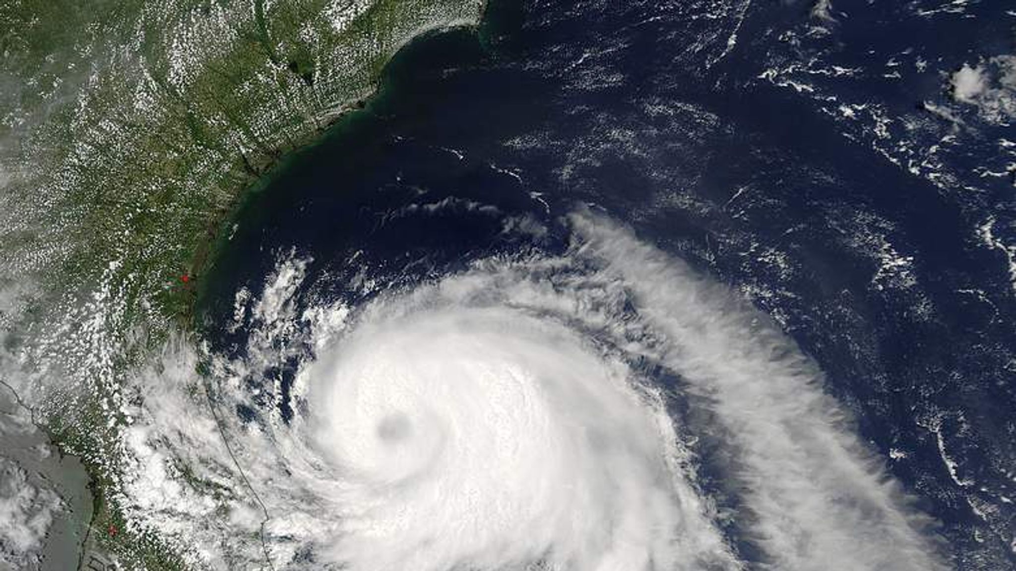 Hurricane Arthur Makes Landfall On US Coast | US News | Sky News