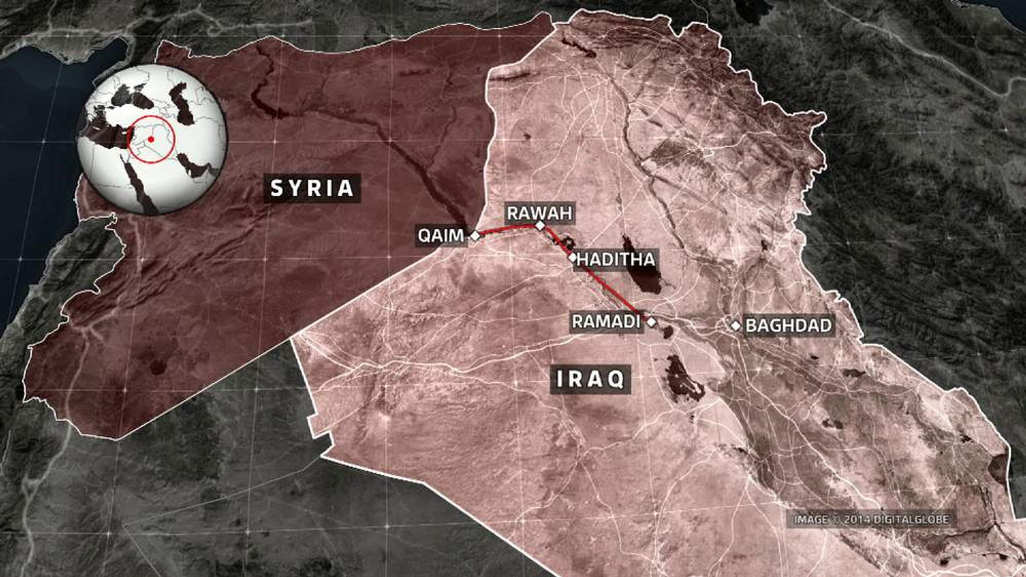 US Offers Iraq 'Intense And Sustained' Support | World News | Sky News