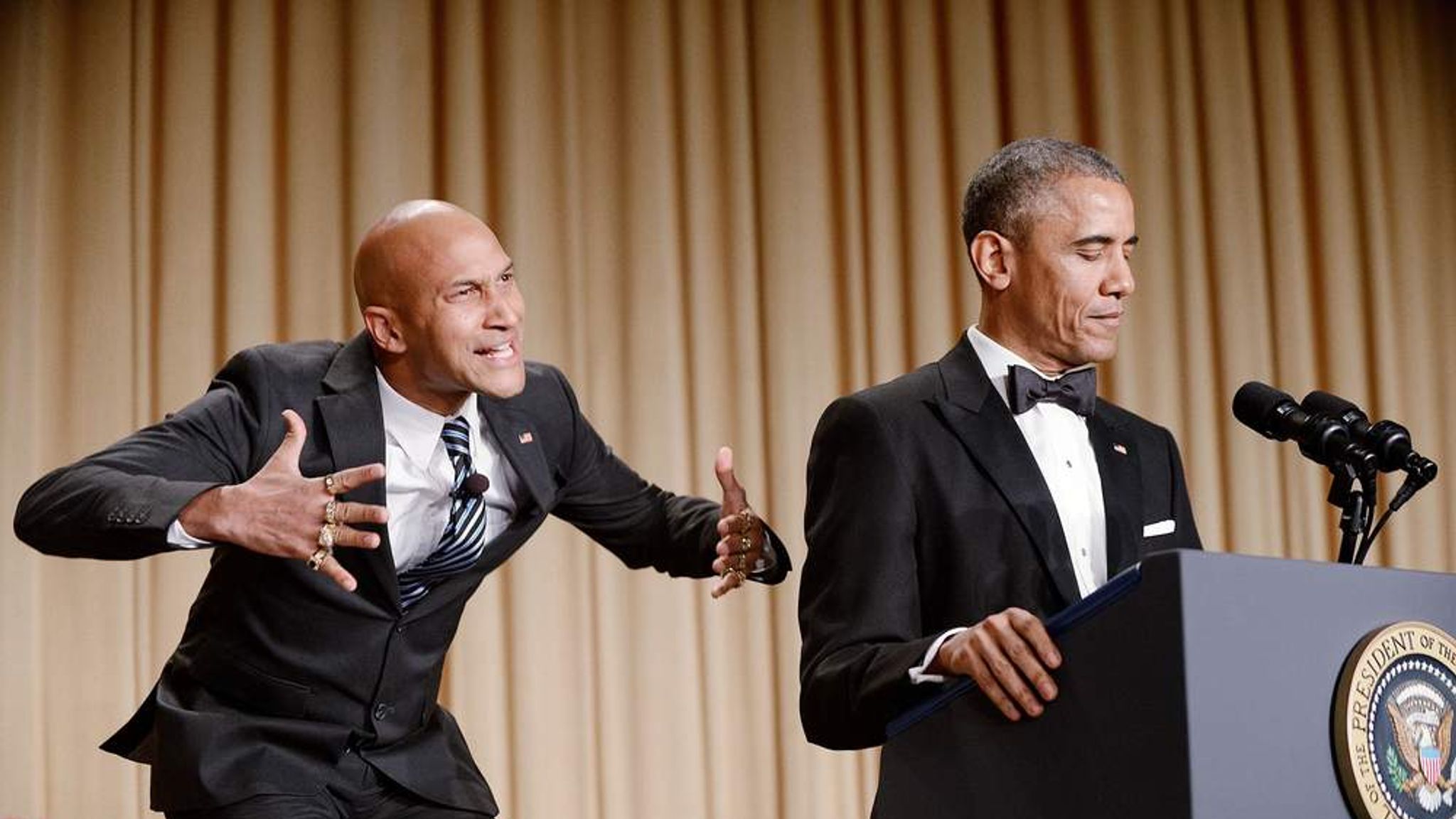 President Obama Takes Aim In Stand-Up Routine | US News | Sky News