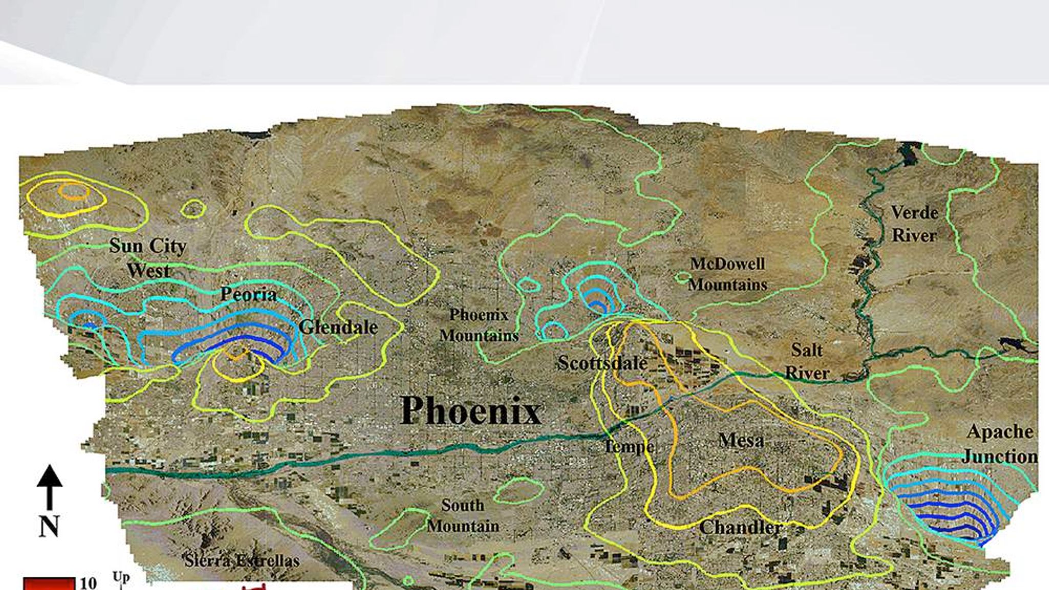 Parts Of Phoenix Are Sinking, Study Finds | US News | Sky News