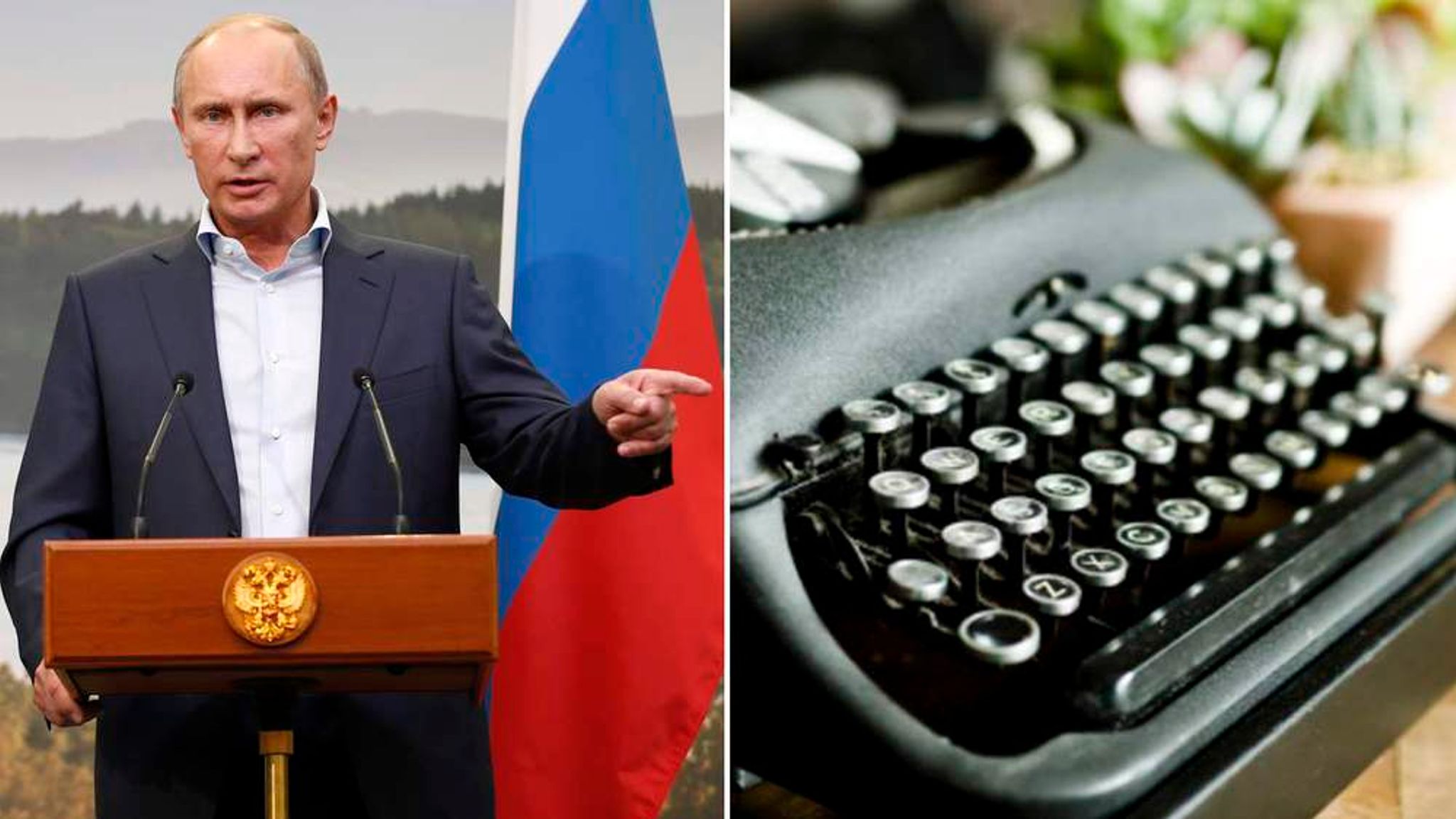 Kremlin Typewriters: Russian Plan To Stop Leaks | World News | Sky News