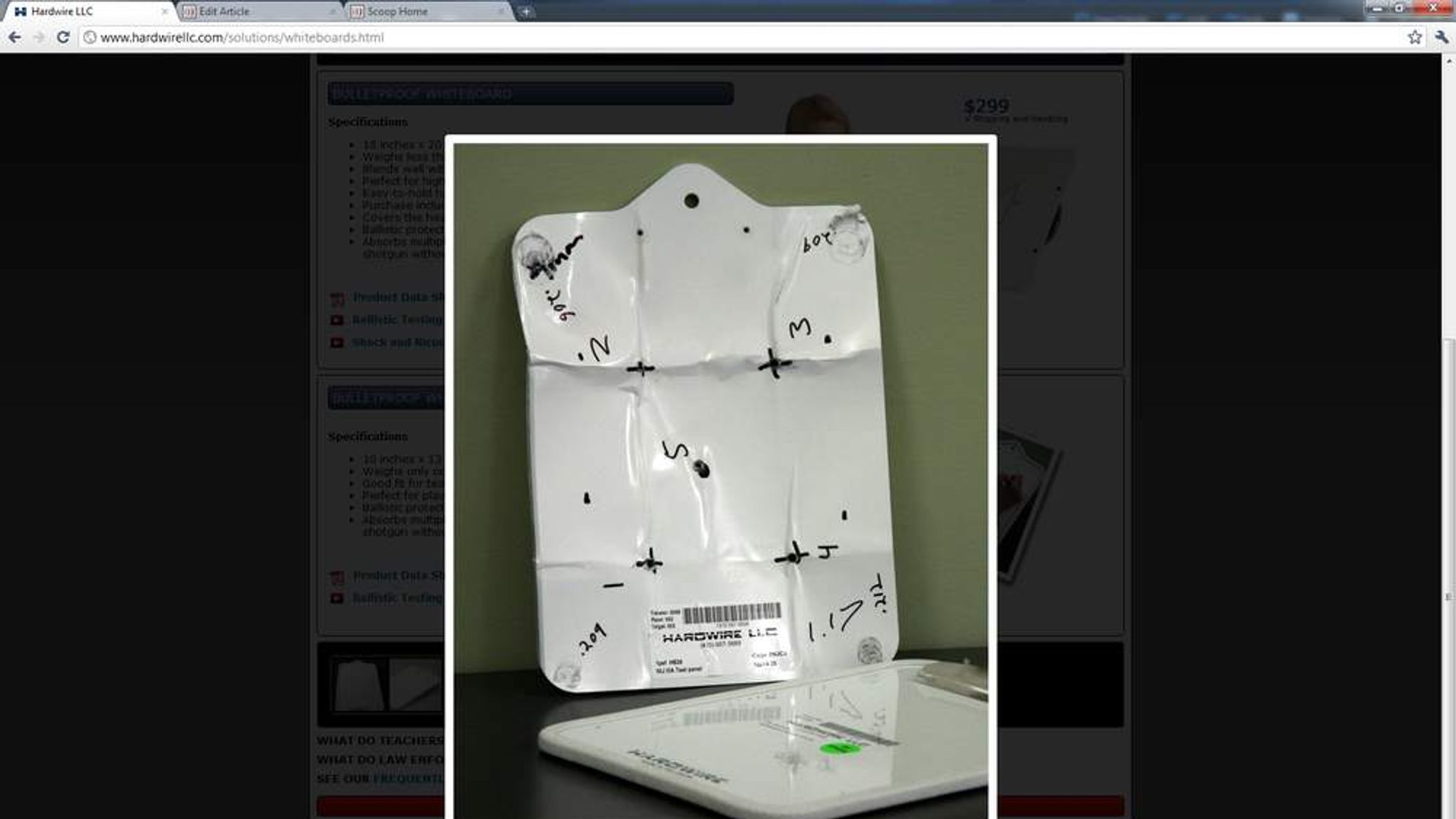 Bulletproof Whiteboards: Schools Get 'Shields' | World News | Sky News