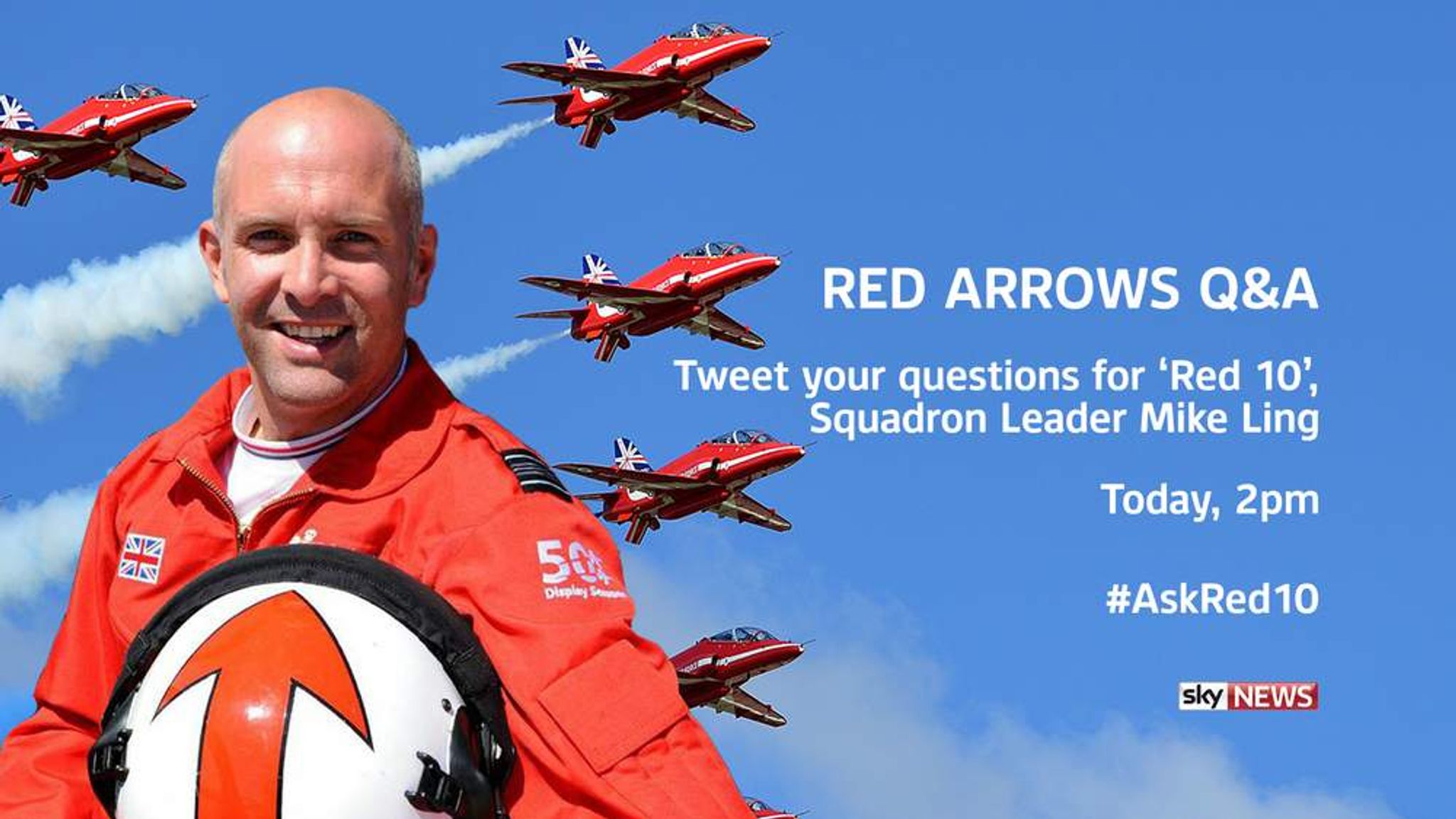 Red Arrows Reveal Historic Tail Fin Redesign | UK News | Sky News