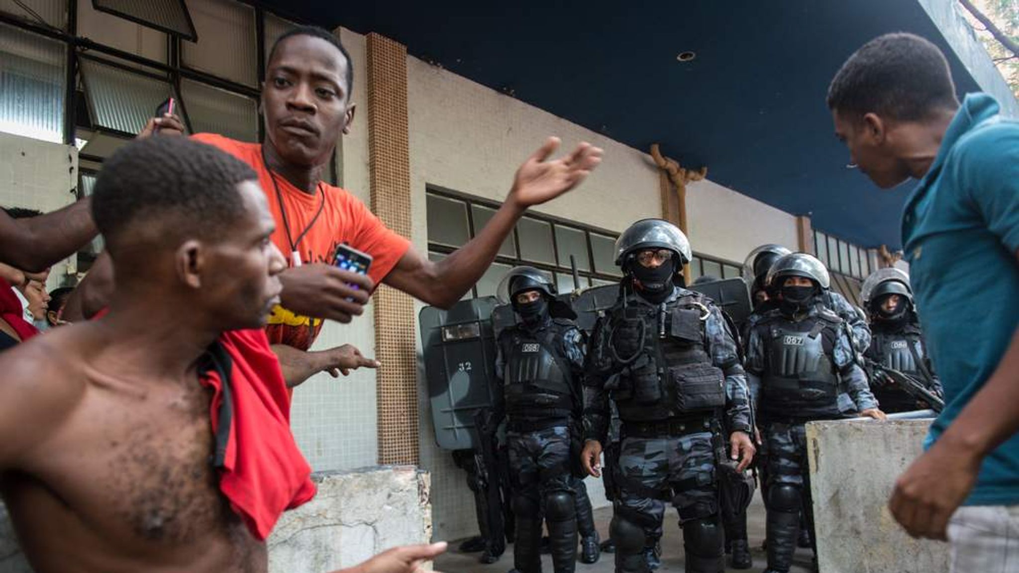 World Cup: Riots As Favela Cleared In Rio | World News | Sky News