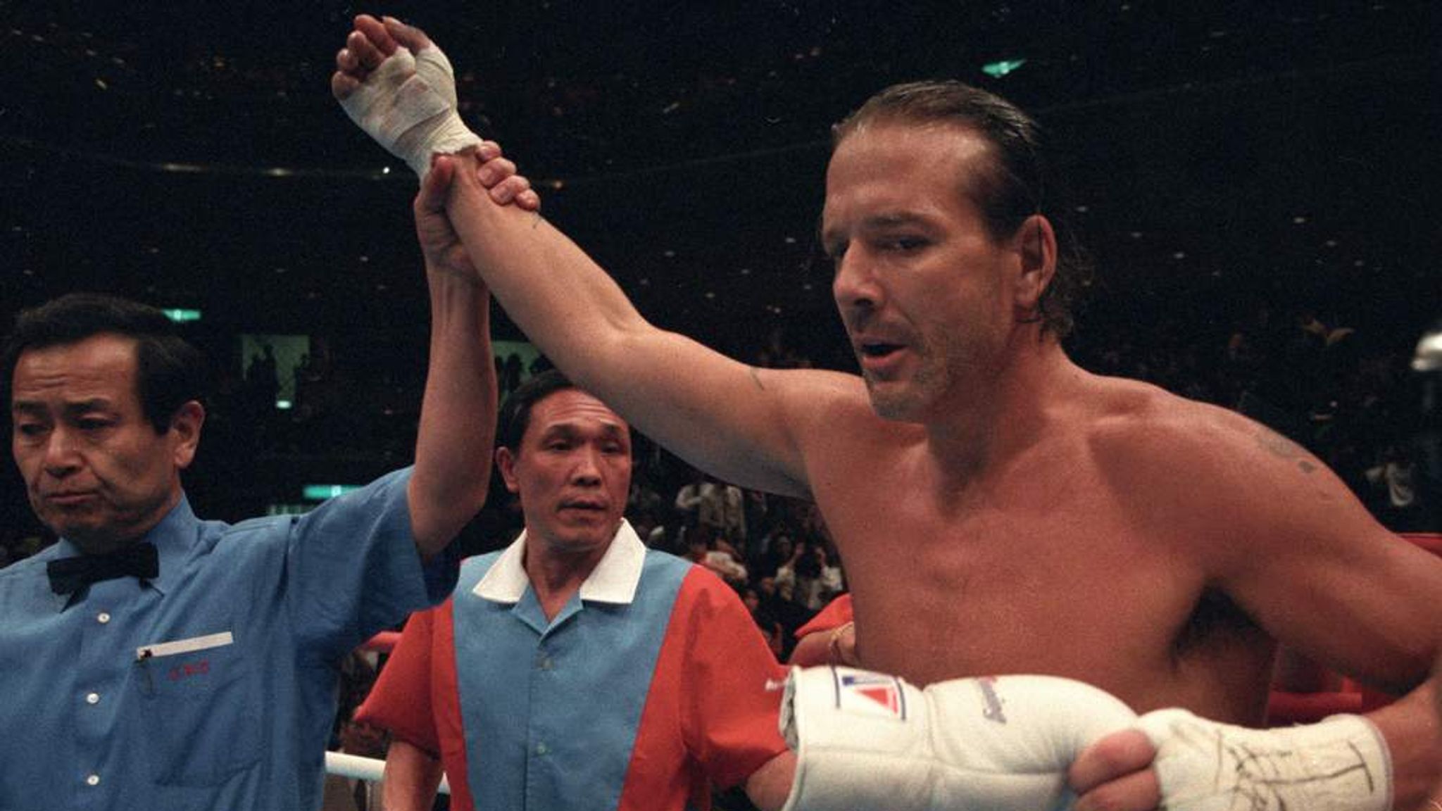 Actor Mickey Rourke Beats Boxer Half His Age | US News | Sky News