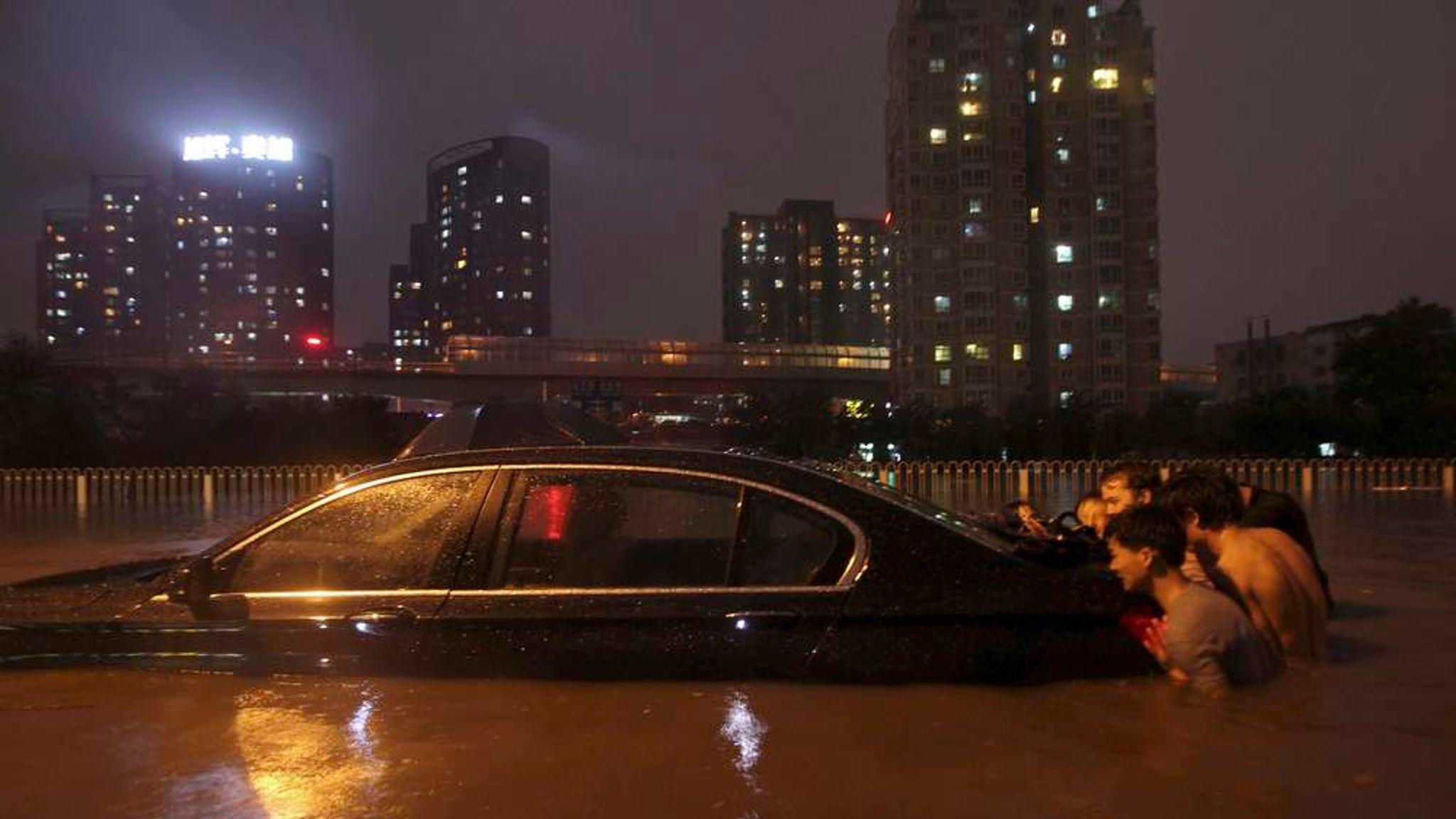 Heaviest Rain In 60 Years Kills 37 In Beijing | World News | Sky News