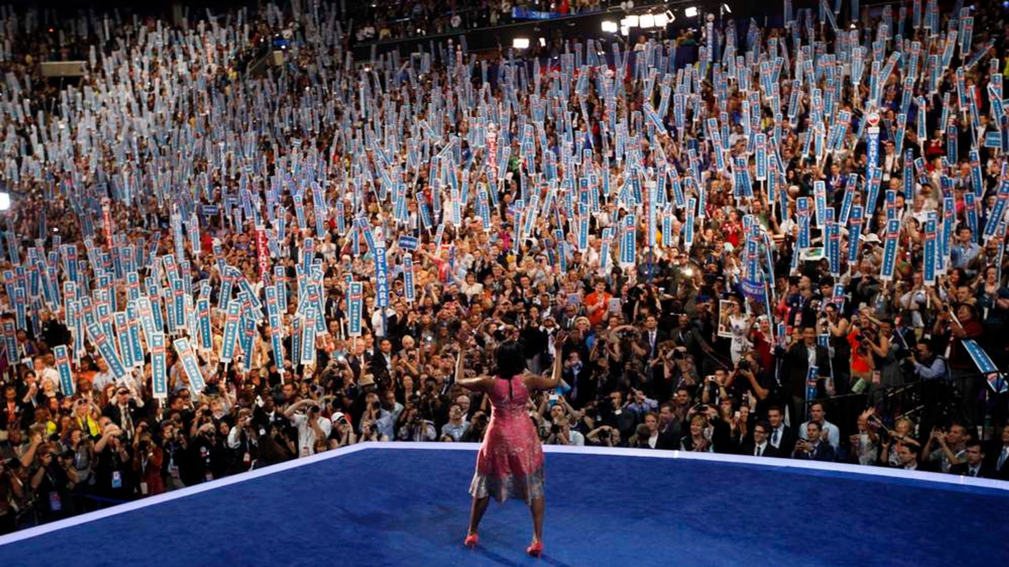 Michelle Obama Dazzles With Convention Speech | World News | Sky News