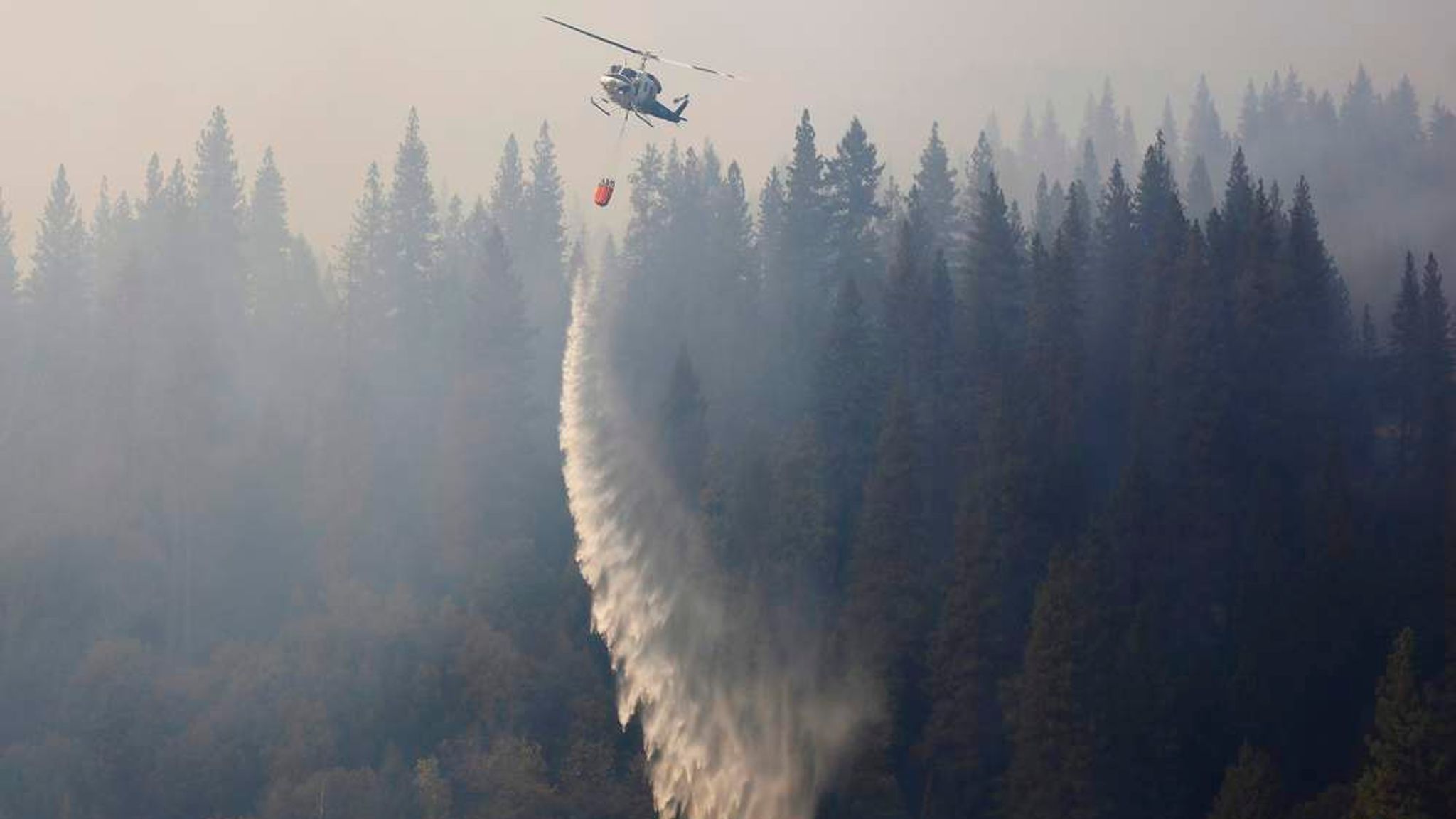 Teams Assess Damage As King Fire Burns | US News | Sky News