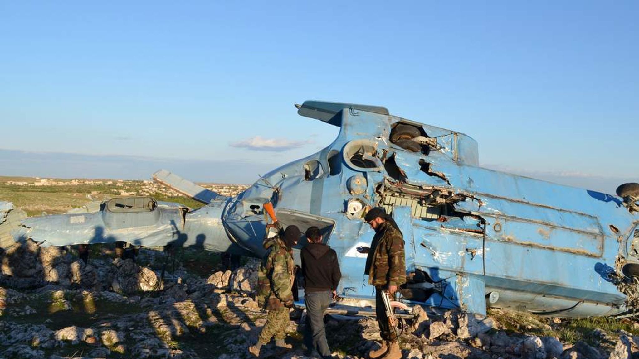 Islamists Capture Syrian Airmen After Crash | World News | Sky News