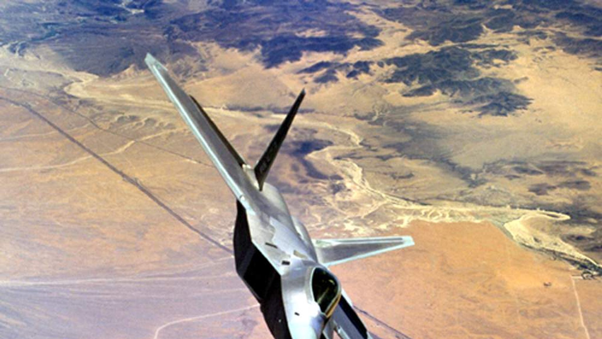 F-22 Crashes Near Highway 98 In Florida | US News | Sky News