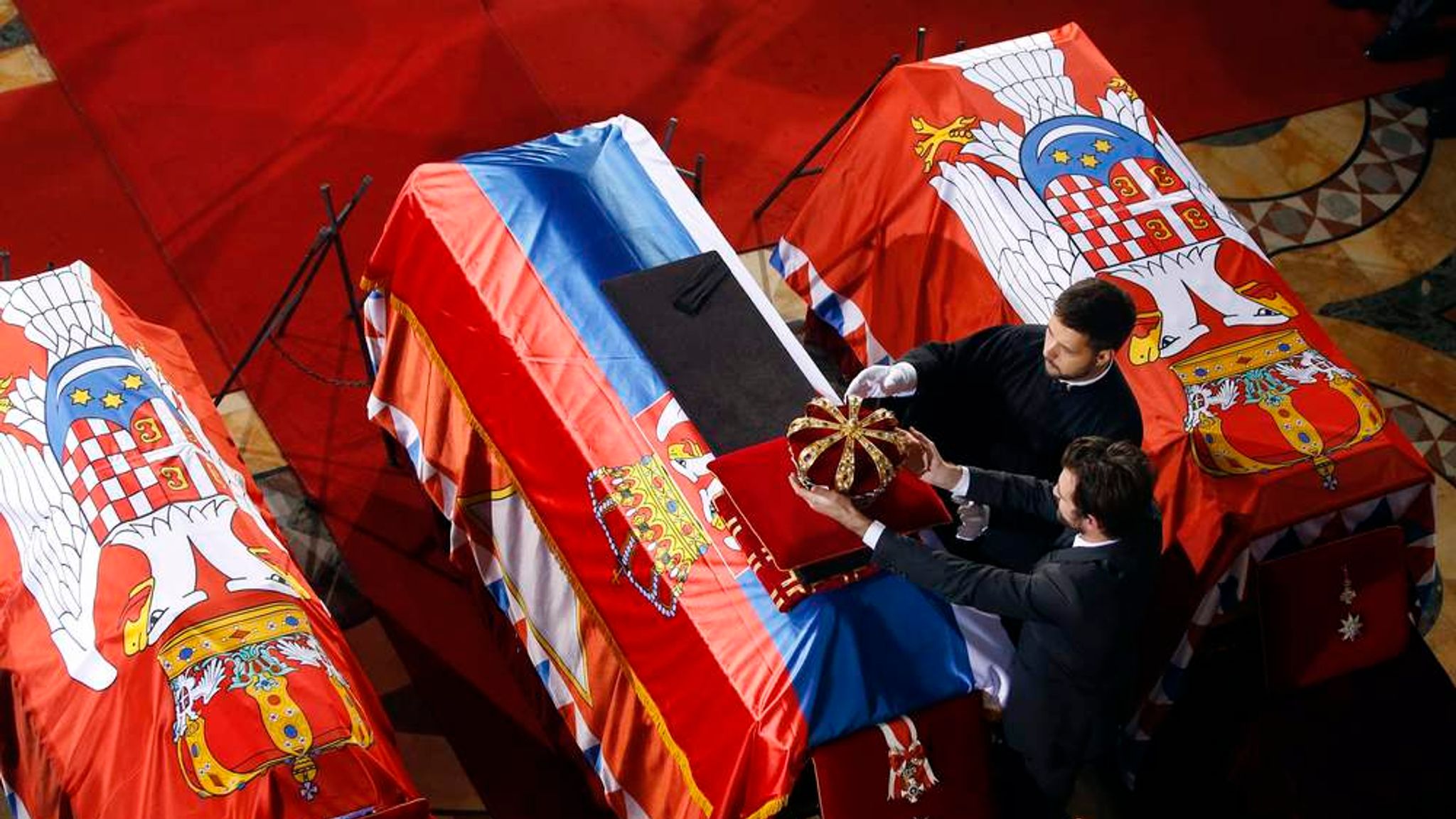 Funeral For Serbian King 70 Years After Death | World News | Sky News