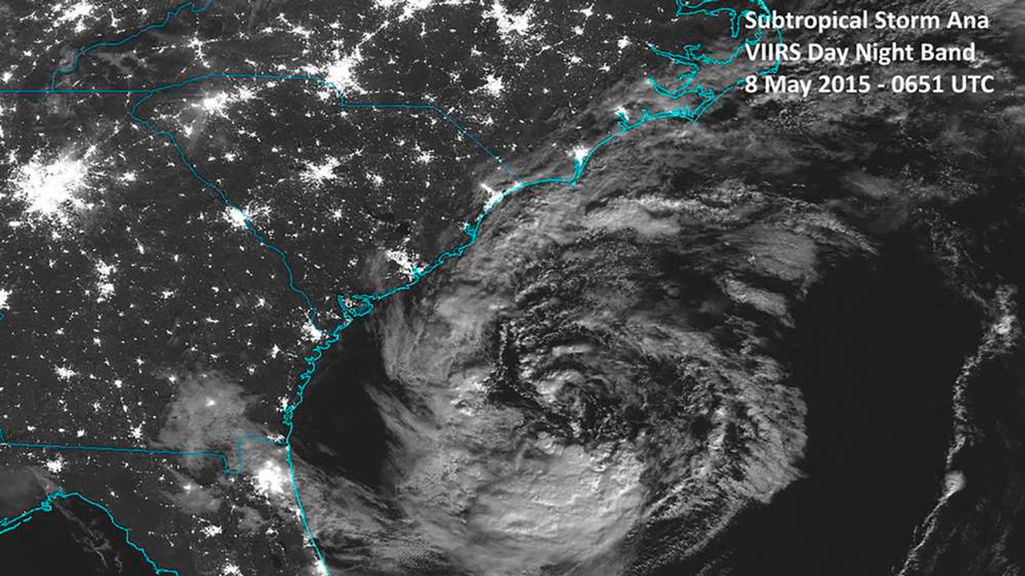 Tropical Storm Ana Bears Down On Carolinas | US News | Sky News
