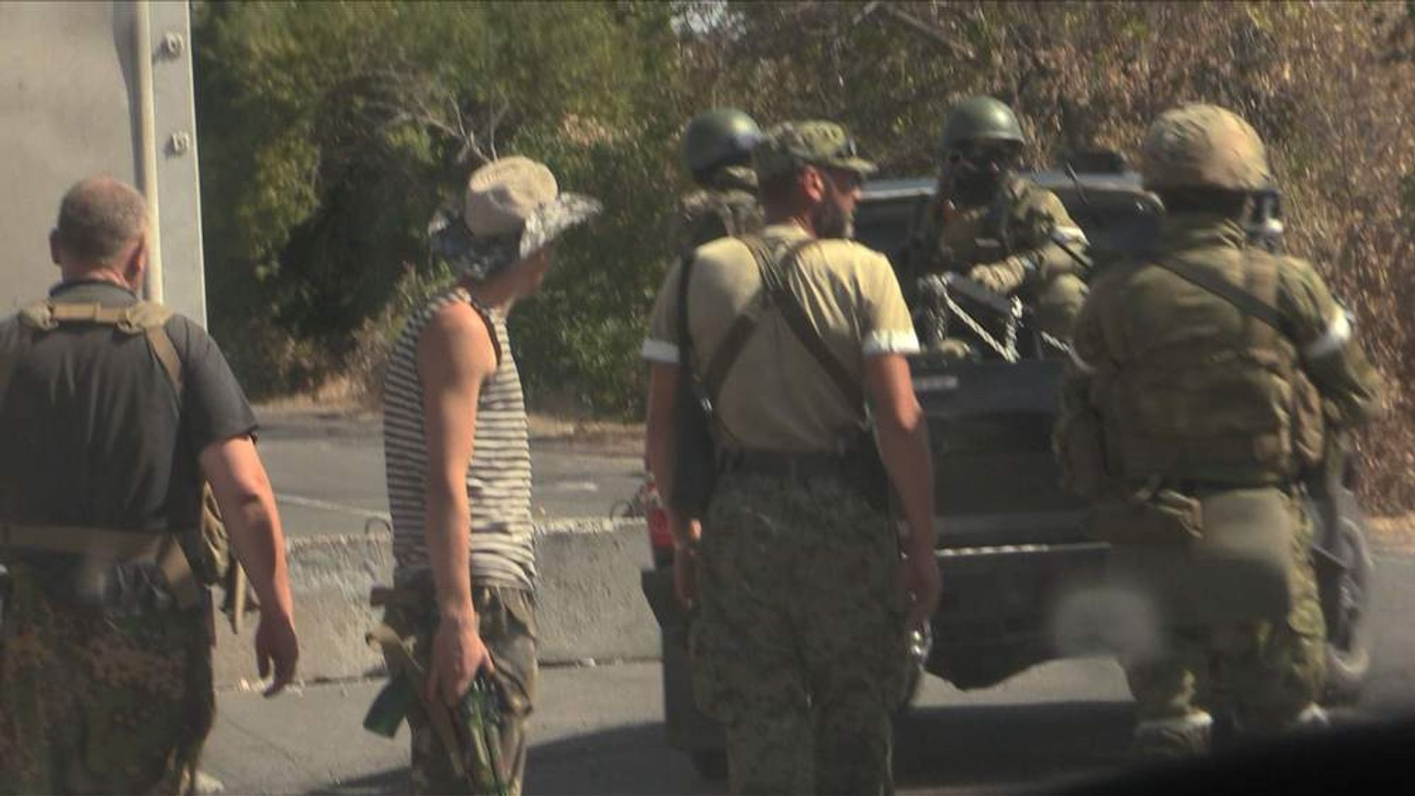 Are Putin's 'Little Green Men' Back In Ukraine? | World News | Sky News