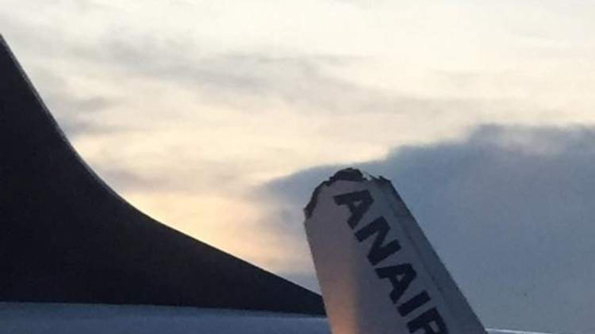 Ryanair Planes Damaged In Runway Collision | World News | Sky News