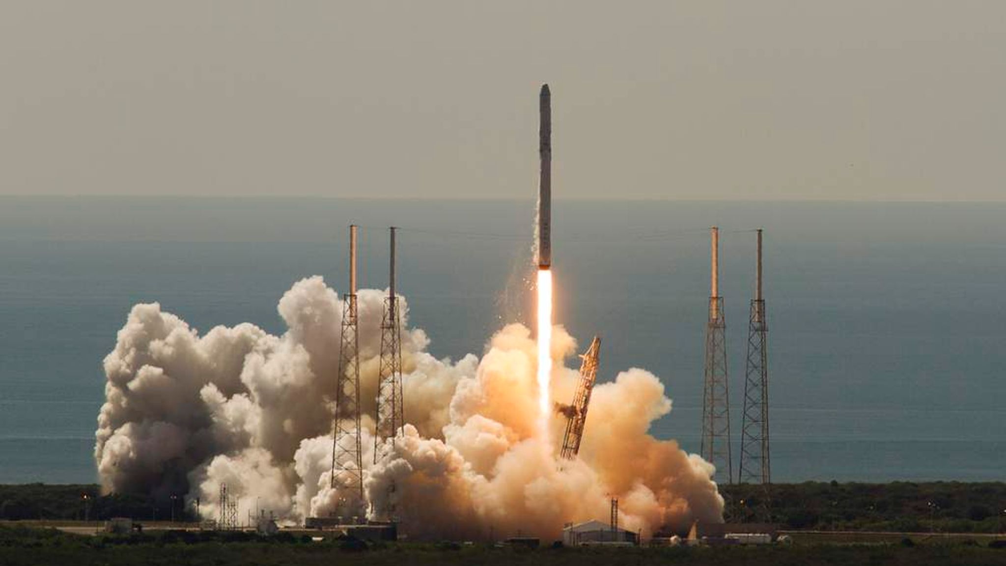 SpaceX Rocket Explodes After Florida Liftoff | US News | Sky News