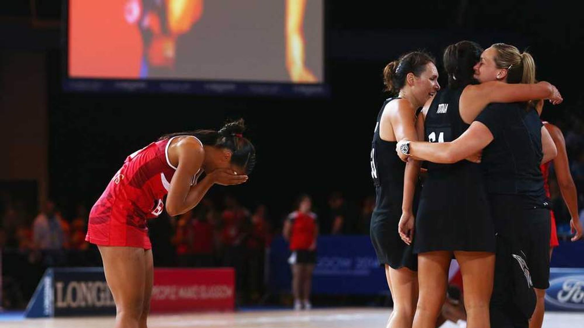 England Lose Netball Semi | Scoop News | Sky News