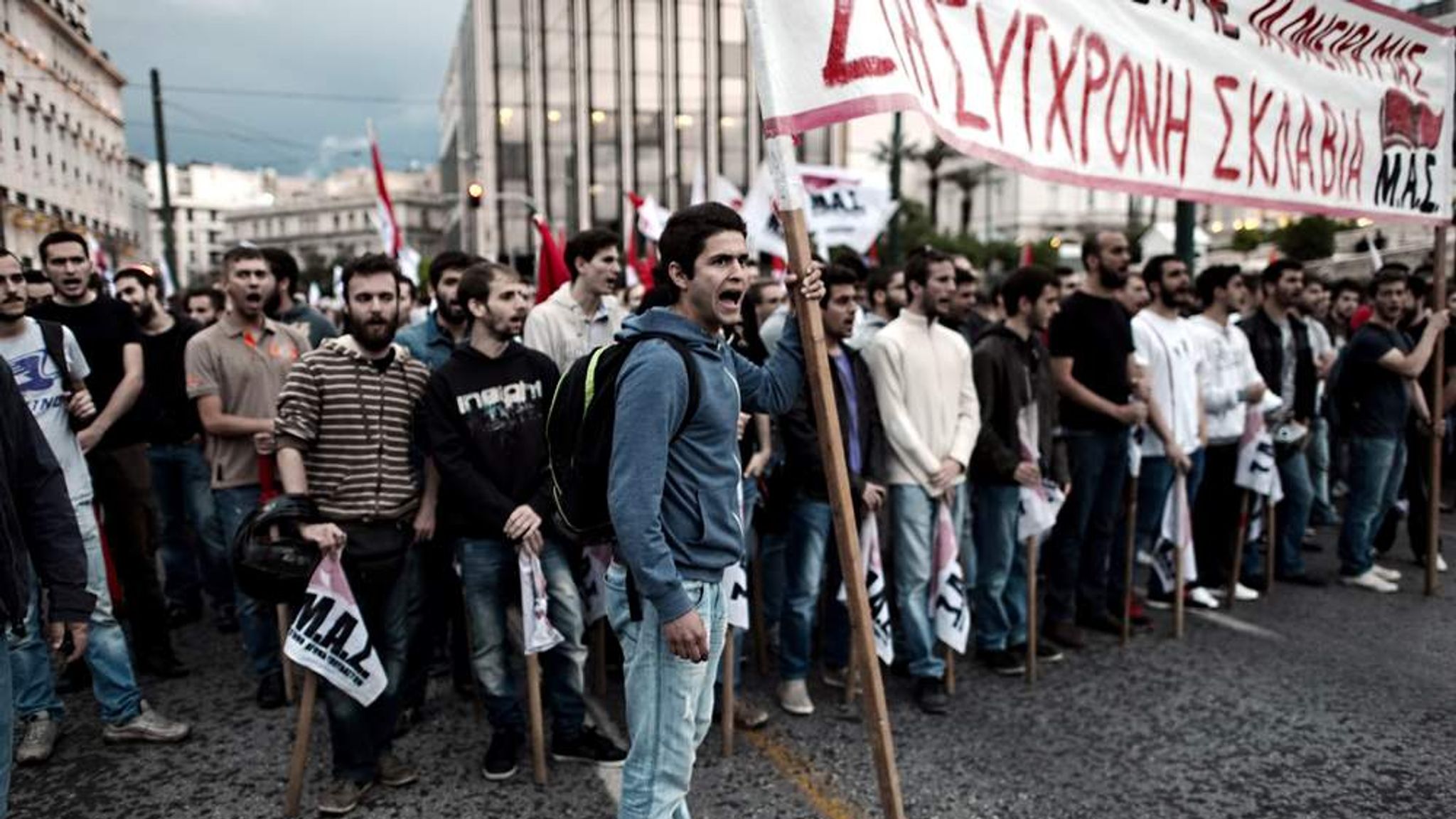 Greece: Youths Worst Hit As Unemployment Rises | World News | Sky News