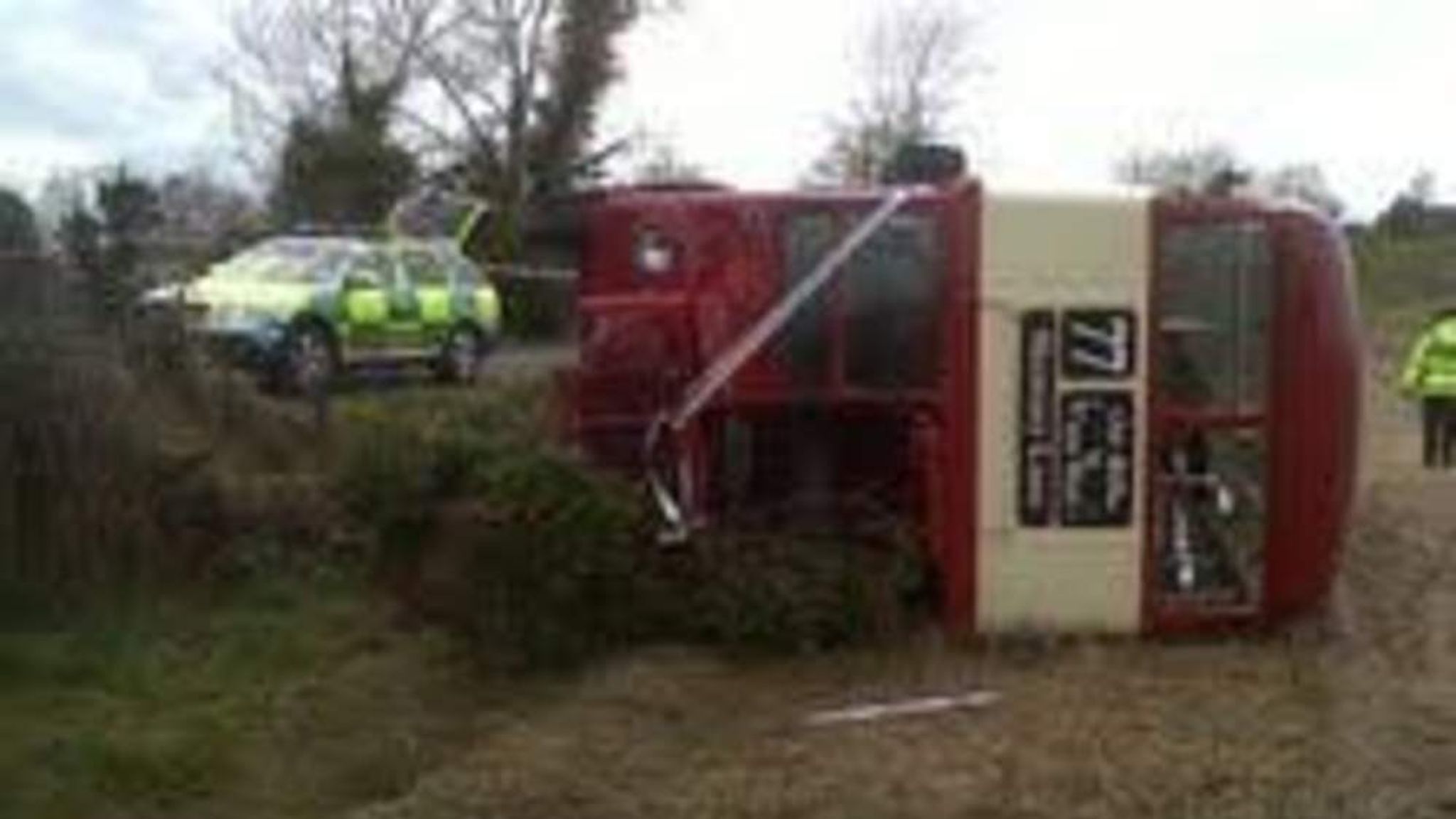 Wedding Bus Crash In Lisburn Hurts 14 | UK News | Sky News