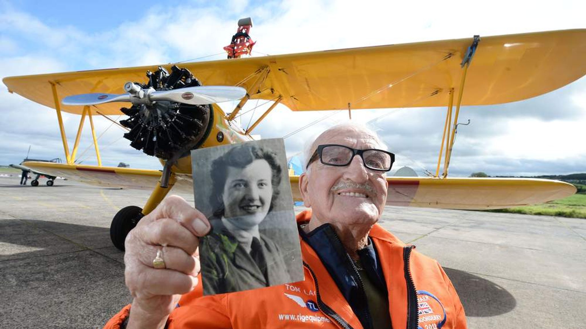 Wing Walker Becomes World's Oldest At 93 | UK News | Sky News