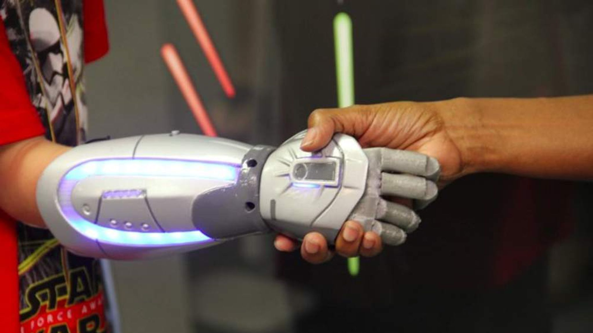 Superhero-Themed Bionic Arms For Children | UK News | Sky News