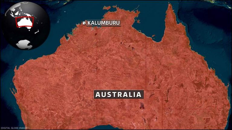 Crocodile Traps Man On Australia Island | World News | Sky News