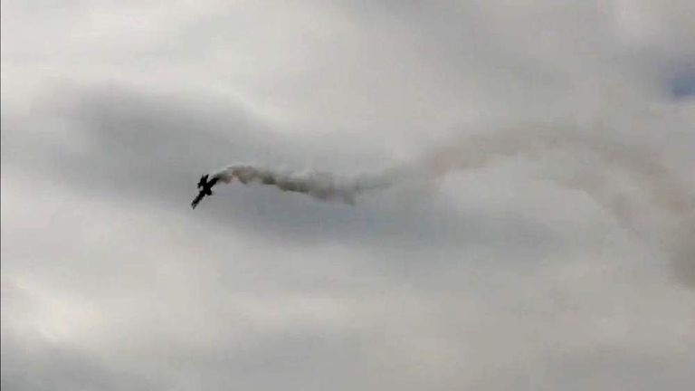 Champion Pilot Killed In Air Display Crash | UK News | Sky News