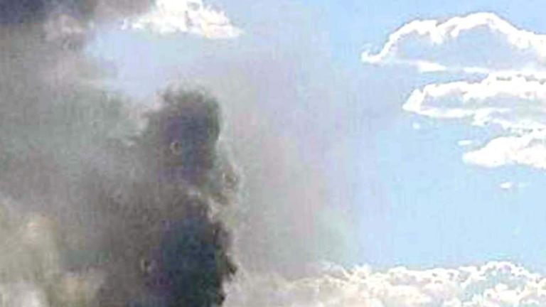 Timeline: British Airways Plane Engine Fire | World News | Sky News