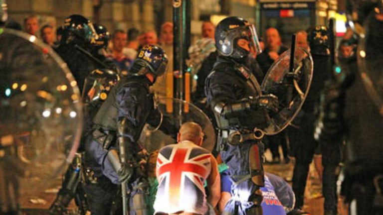 Security High For Man Utd V Rangers Clash | UK News | Sky News