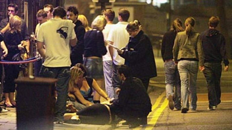 Police Back Private 'Drunk Tanks' For Revellers | UK News | Sky News