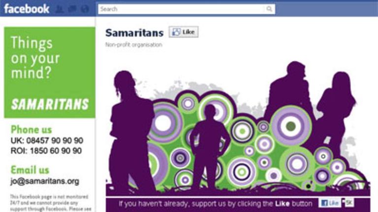 Samaritans Help Troubled Facebook Users | UK News | Sky News