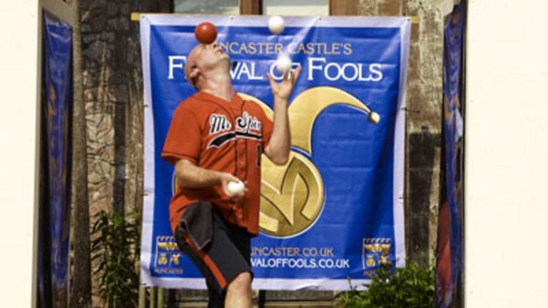 April Fool! Modern Day Joker Sought At Castle | Scoop News | Sky News