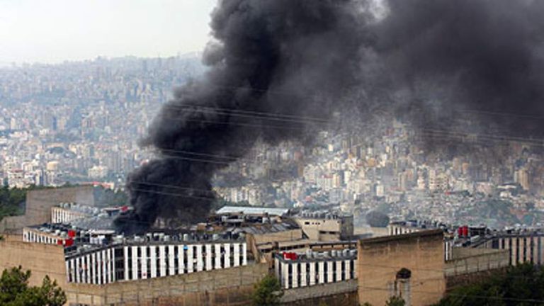 Two Die As Lebanon Forces End Prison Siege | World News | Sky News