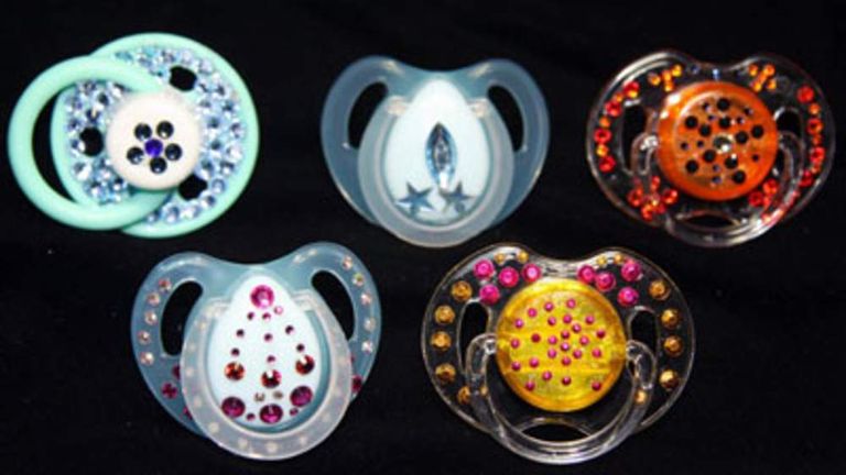 Parents Warned Over 'Bling' Dummy Dangers | UK News | Sky News