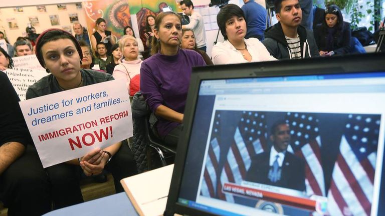 US Immigration Reform: Obama Outlines Plan | US News | Sky News
