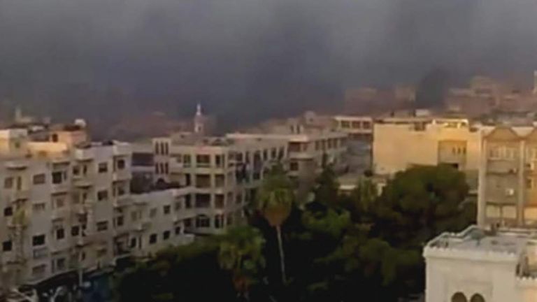 Syria: Government Tanks Resume Attack On Hama | World News | Sky News