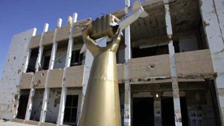 Gaddafi Loses Opulent 'Country Club' Base | World News | Sky News