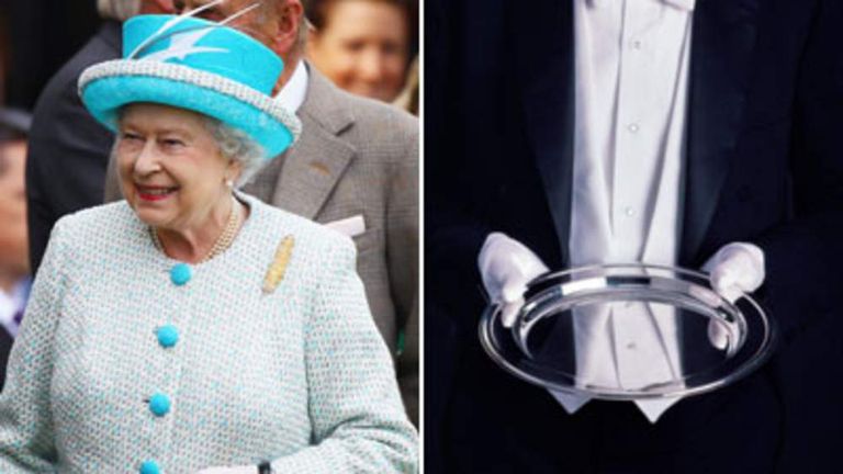 Wanted: New Butler To Serve Queen At Palace | UK News | Sky News