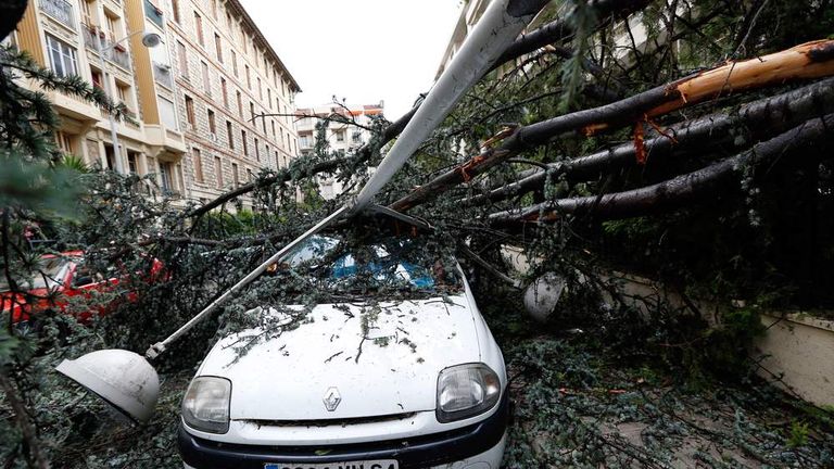 France Hit By Deadly Thunderstorms In South | World News | Sky News