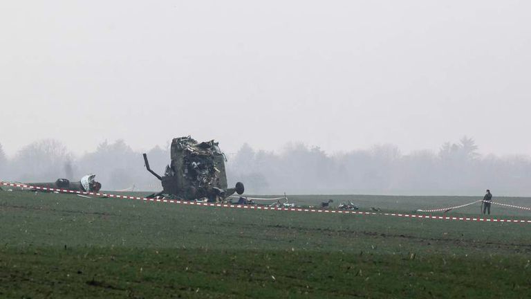 Sick Baby Among 7 Dead In Helicopter Crash | World News | Sky News